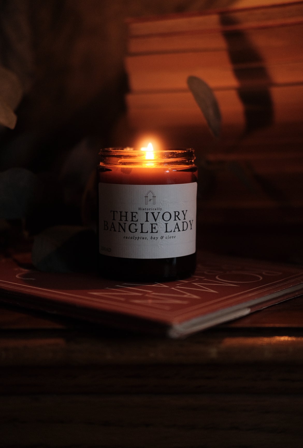 The Ivory Bangle Lady, Roman Inspired Candle – Historically